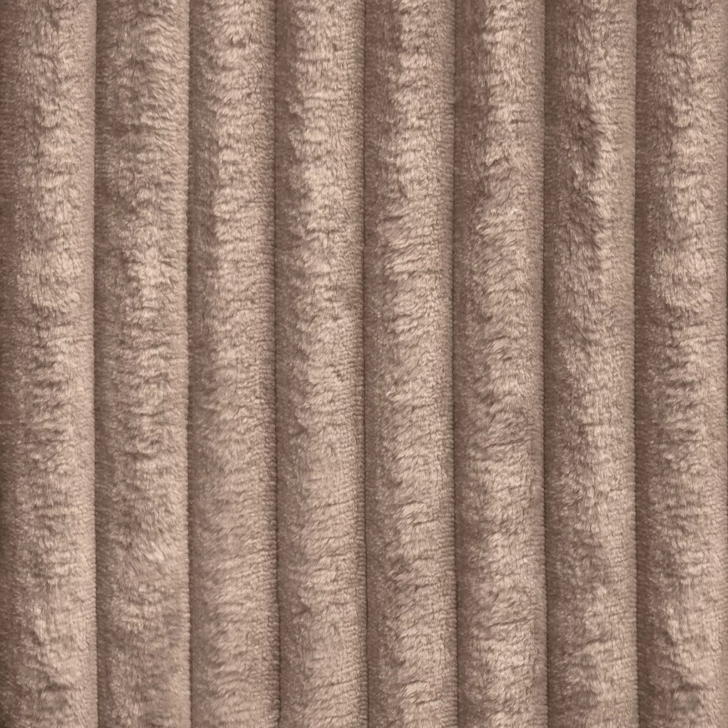 Rozkládací oboustranná sedací souprava do L NORDEN TILIA 250x140 cm, světle hnědá