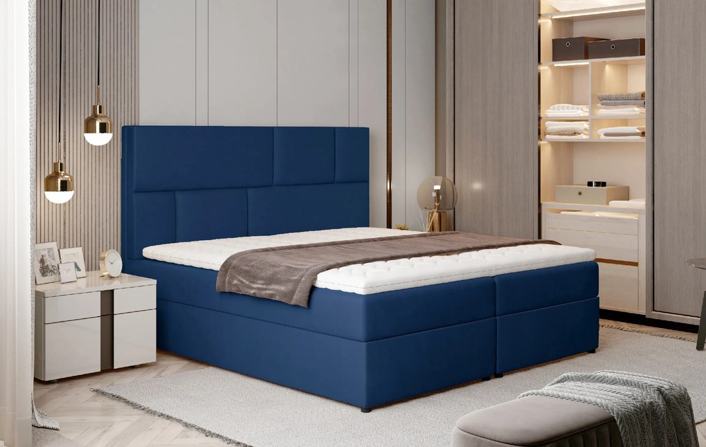 Boxspring Florence 145x210 Materiál / Dekor: Kronos 19