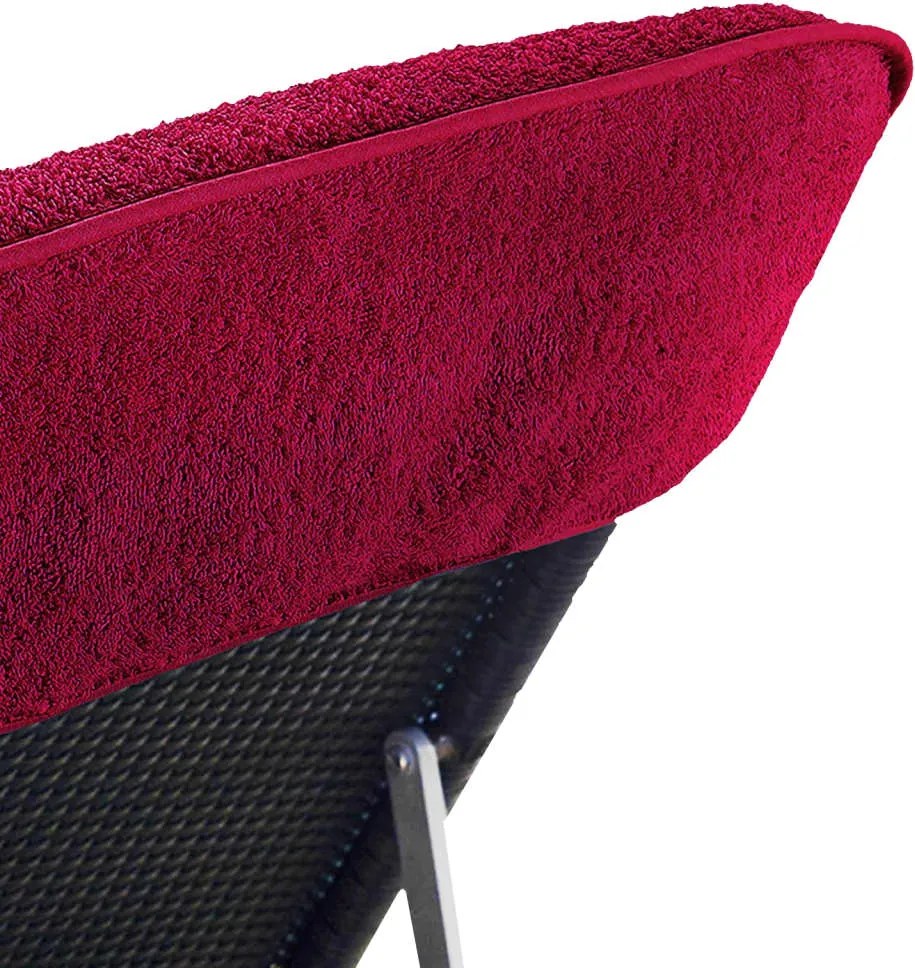 Plážové osušky 4 ks vínové 60 x 135 cm textil 400 GSM 3157056