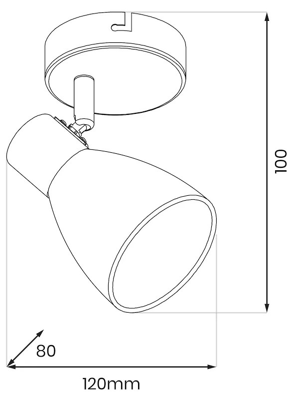 Nástěnné svítidlo Jota, 1x bílé skleněné stínítko, g