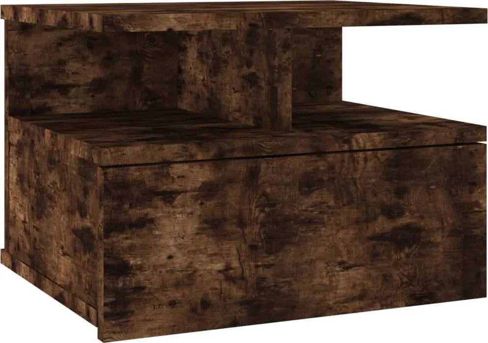 vidaXL Plovoucí noční stolky 2 ks 40 x 31 x 27 cm kompozit [800414] Barva: dub sonoma