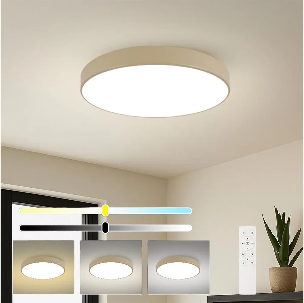 Brilagi -LED Stmív. svítidlo POOL SMART LED/100W/230V 80 cm béžová Wi-Fi Tuya+DO