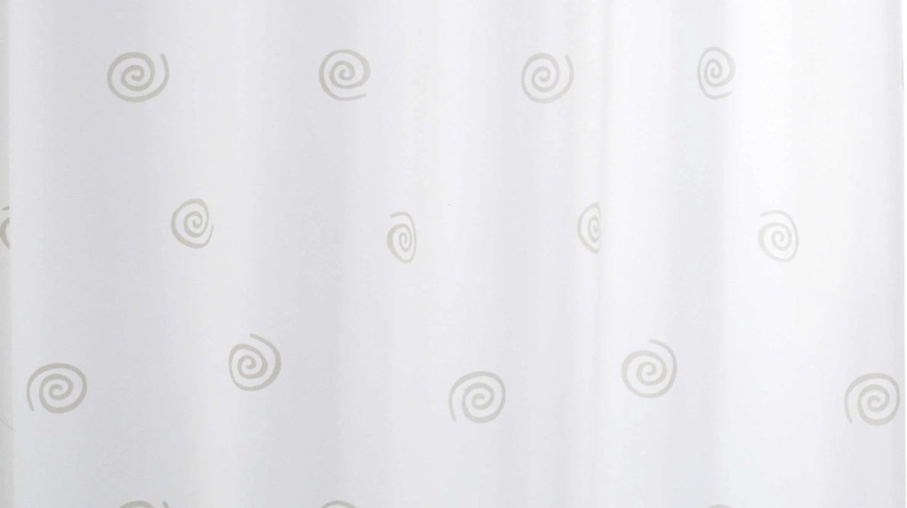 Sprchový závěs CIRCLES GRUND - šedý, 180x200 cm