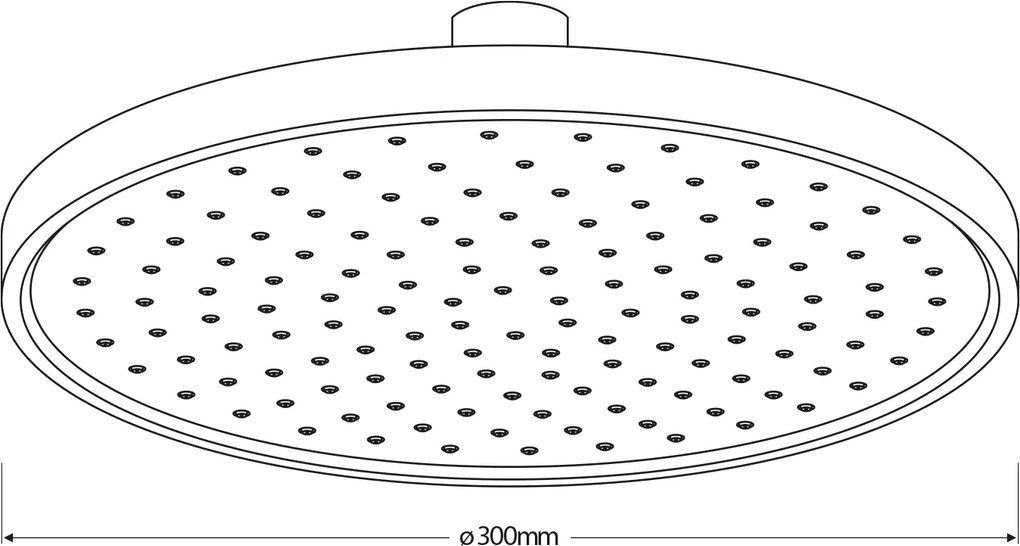 Aqualine SC113 hlavová sprcha 30 cm chrom