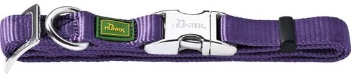 Obojek Hunter Vario Basic nylonový 20 mm 40 - 55 cm, fialový