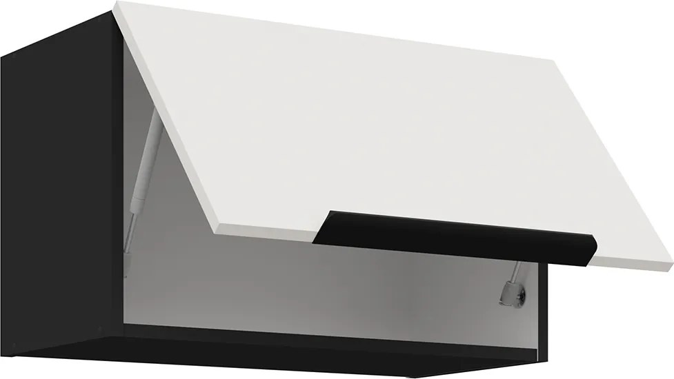 ARIA wb | horní skříňka 60 GU-36 1F výklopná | 60 cm | ANTI FINGERPRINT povrch | černá/bílá