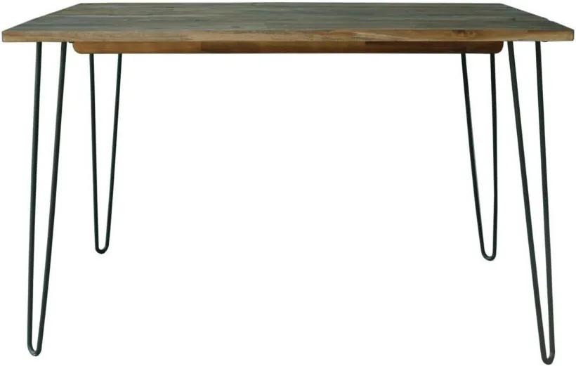 Jídelní stůl Anaya, 120 cm, vintage hnědý