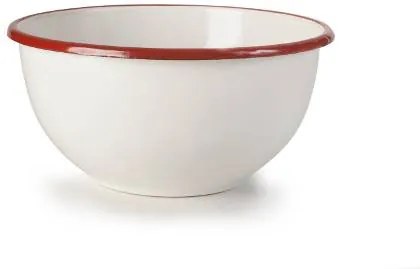 Smaltovaná miska červeno bílá 12cm - Ibili