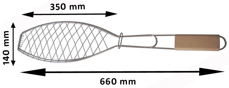 Deos Grilovací rošt na rybu HAWAI