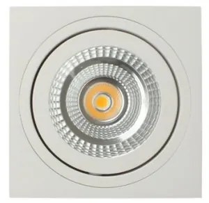 LED2 1160131 Box, bílé stropní čtvercové bodové svítidlo, 6W LED 3000K, 9x9x9,5cm