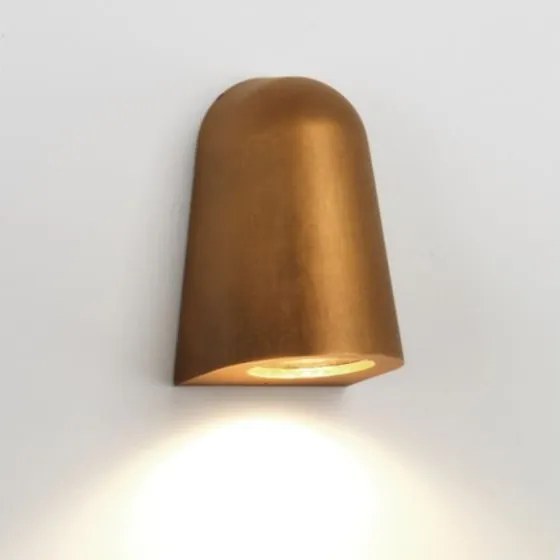 AST 1317003 Nástěnné venkovní svítidlo Mast 6W GU10 staromosaz IP65 - ASTRO Lighting