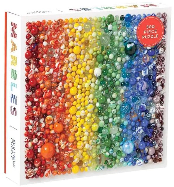 Galison Puzzle Duhové kuličky 500 dílků