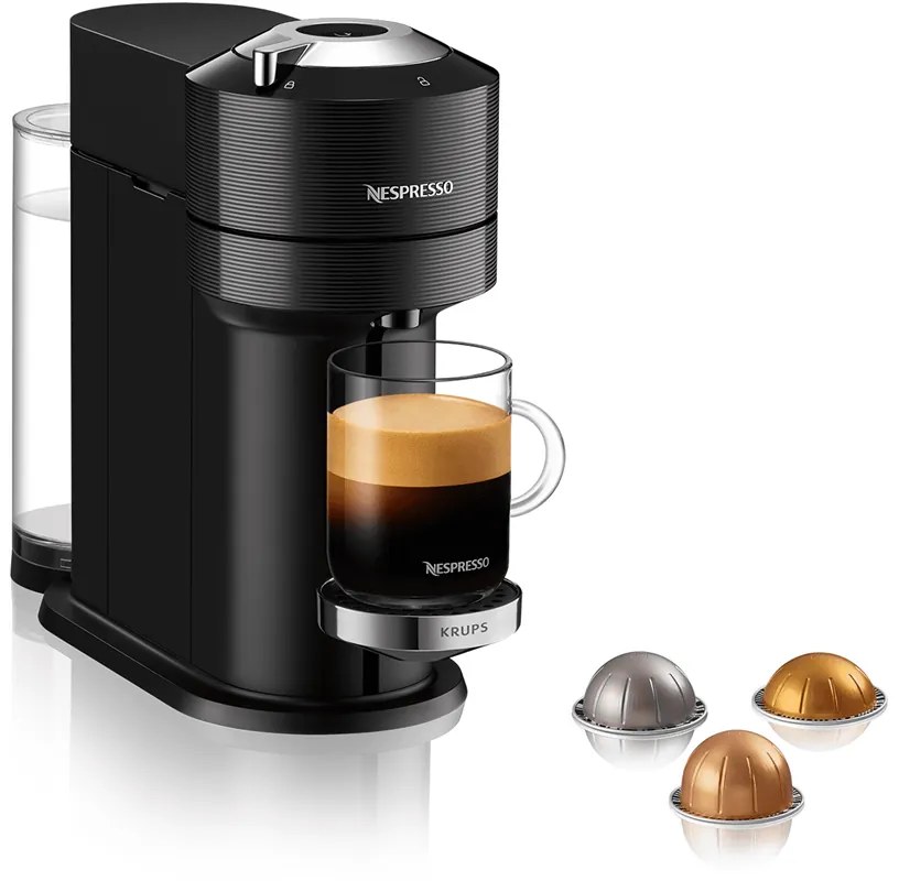 Kapslový kávovar Krups Nespresso Vertuo Next Black XN910810