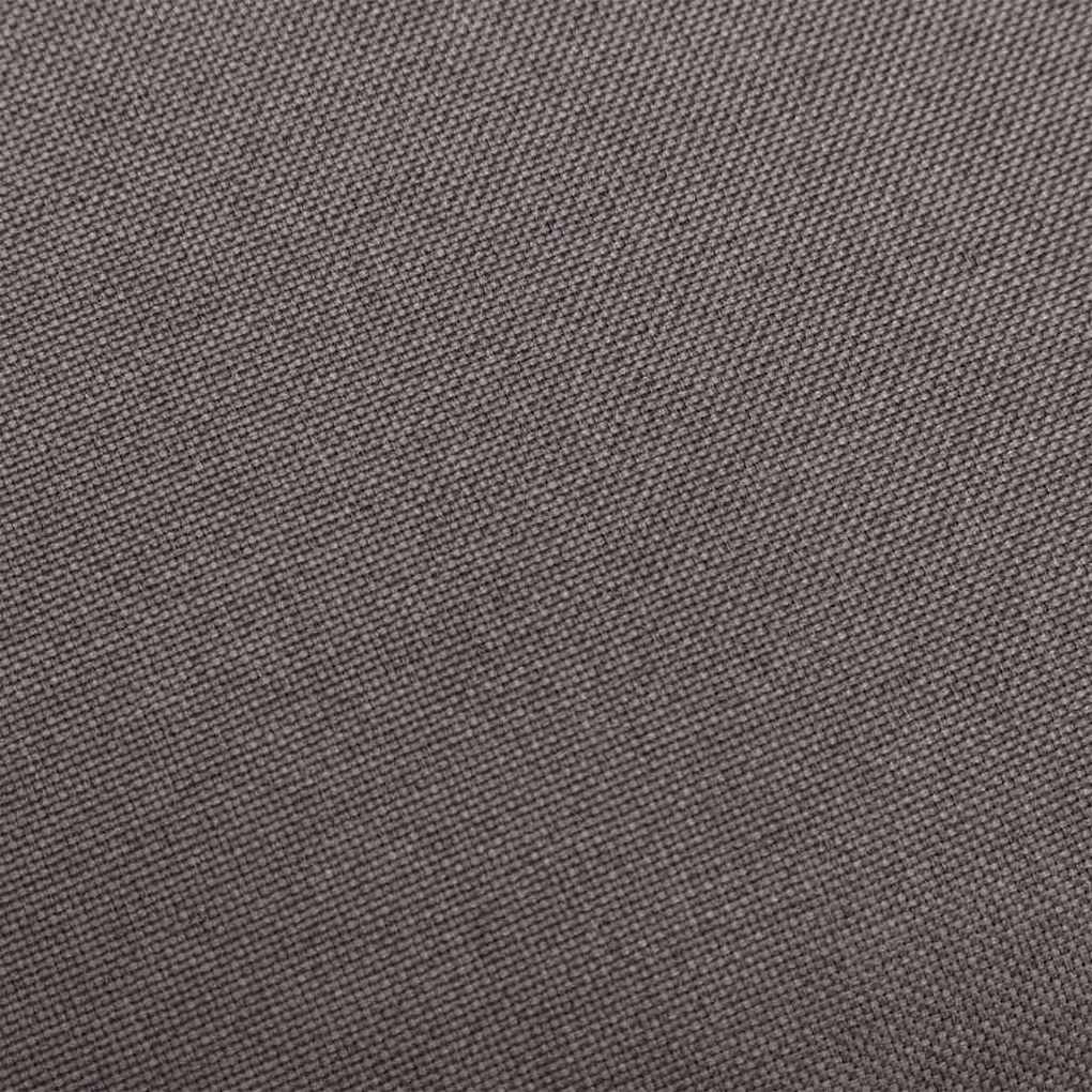 Houpací křeslo světle šedé textil 289537