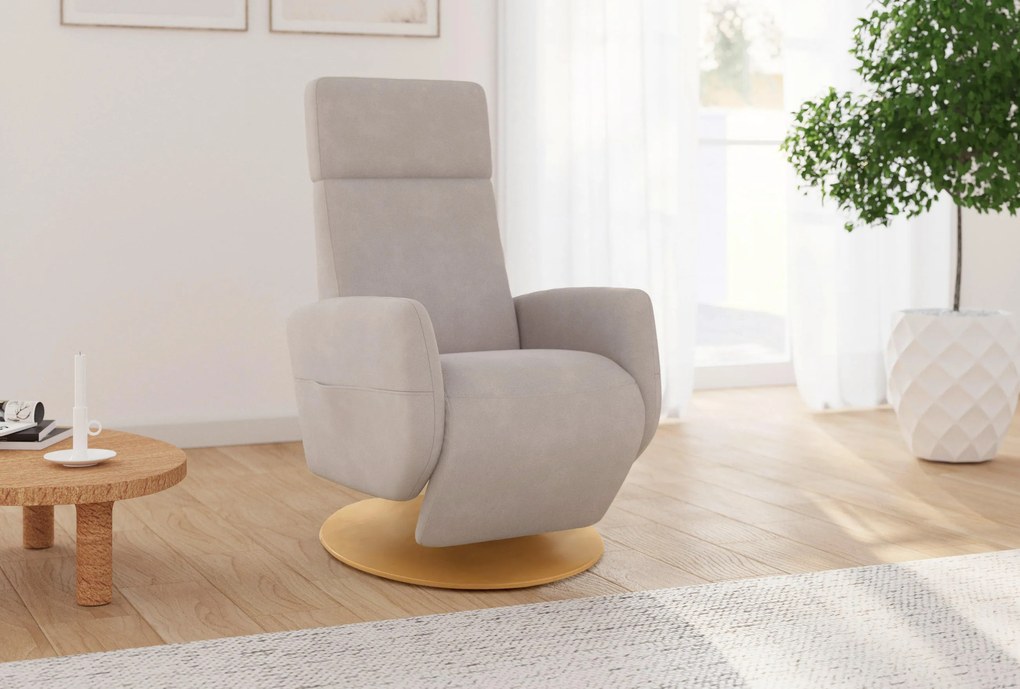 XXXLutz RELAXAČNÍ KŘESLO, textil, šedobéžová Sit & More - Online Only křesla & taburety - 0001440161G5
