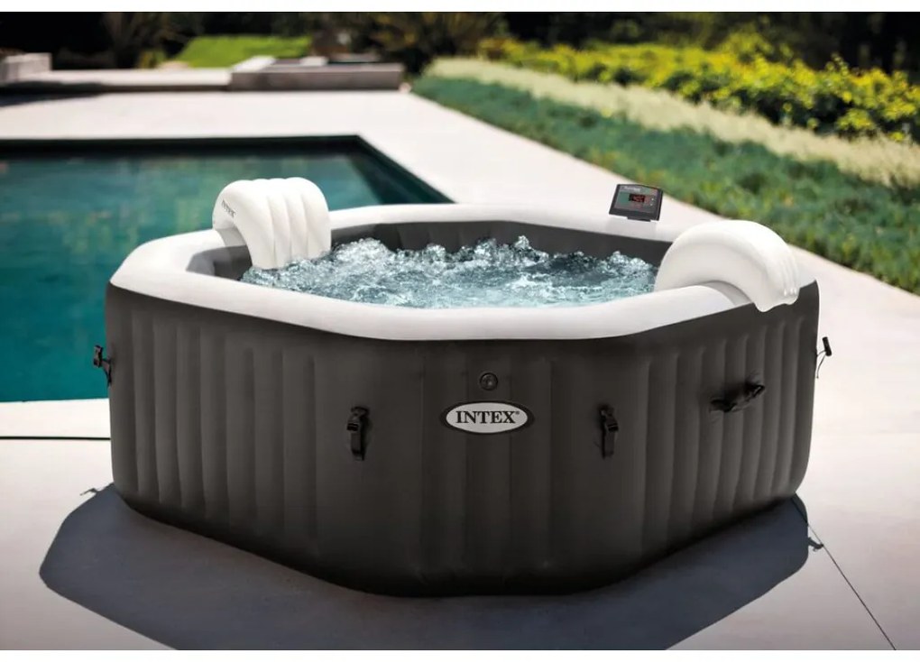 Bazén vířivý nafukovací Pure Spa - Jet & Bubble Deluxe HWS - Intex 28458EX