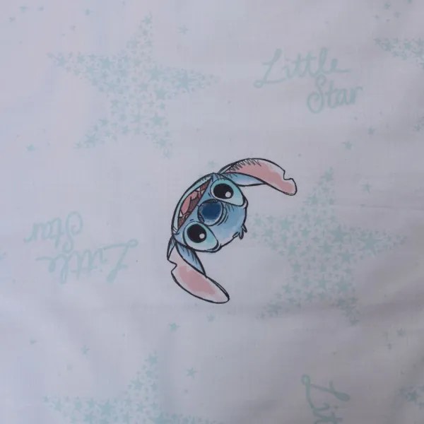 Jerry Fabrics Povlečení do postýlky Lilo and Stitch White Star 100x135, 40x60 cm