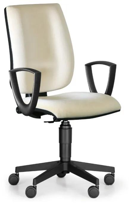 Antares Kancelářská židle FIGO s područkami, permanentní kontakt, modrá