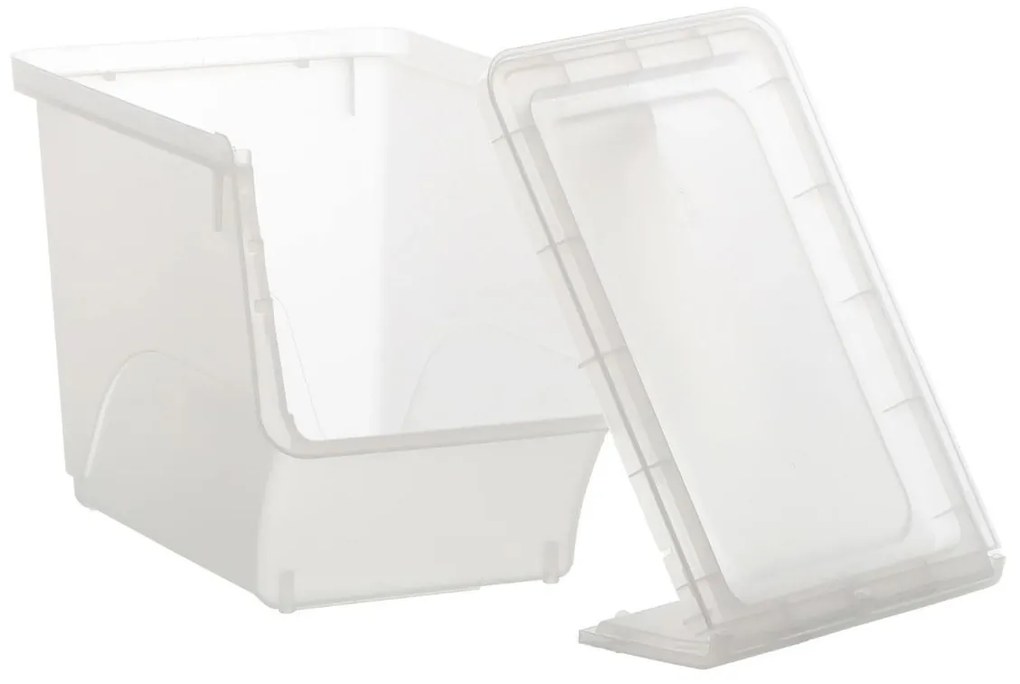 5Five® Úložný box ALL IN BOX s děleným víkem, 24l - 28,5 x 45,5 x 31 cm