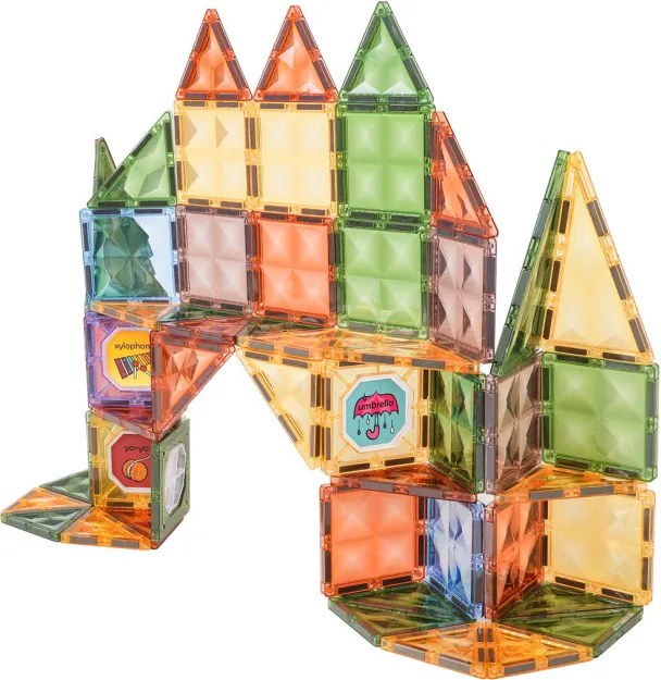 Magnetická stavebnice BLOCK MAGNETIC 3D, 85 dílků