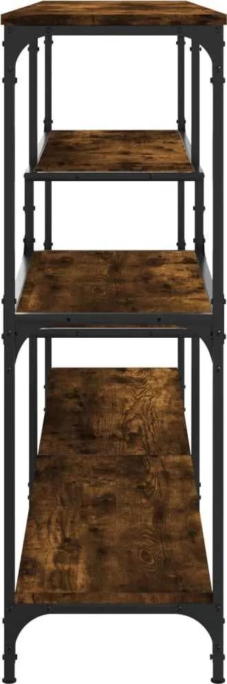 vidaXL Konzolový stolek 160 x 32 x 95 cm kompozitní dřevo [833957] Barva: kouřový dub