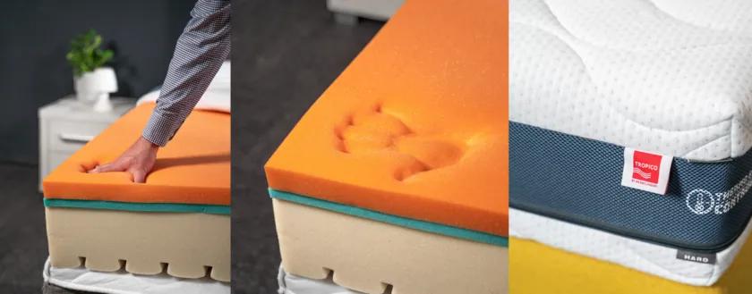 Antibakteriální matrace Super Fox Visco FEST Tropico 160 x 200 cm 24 cm