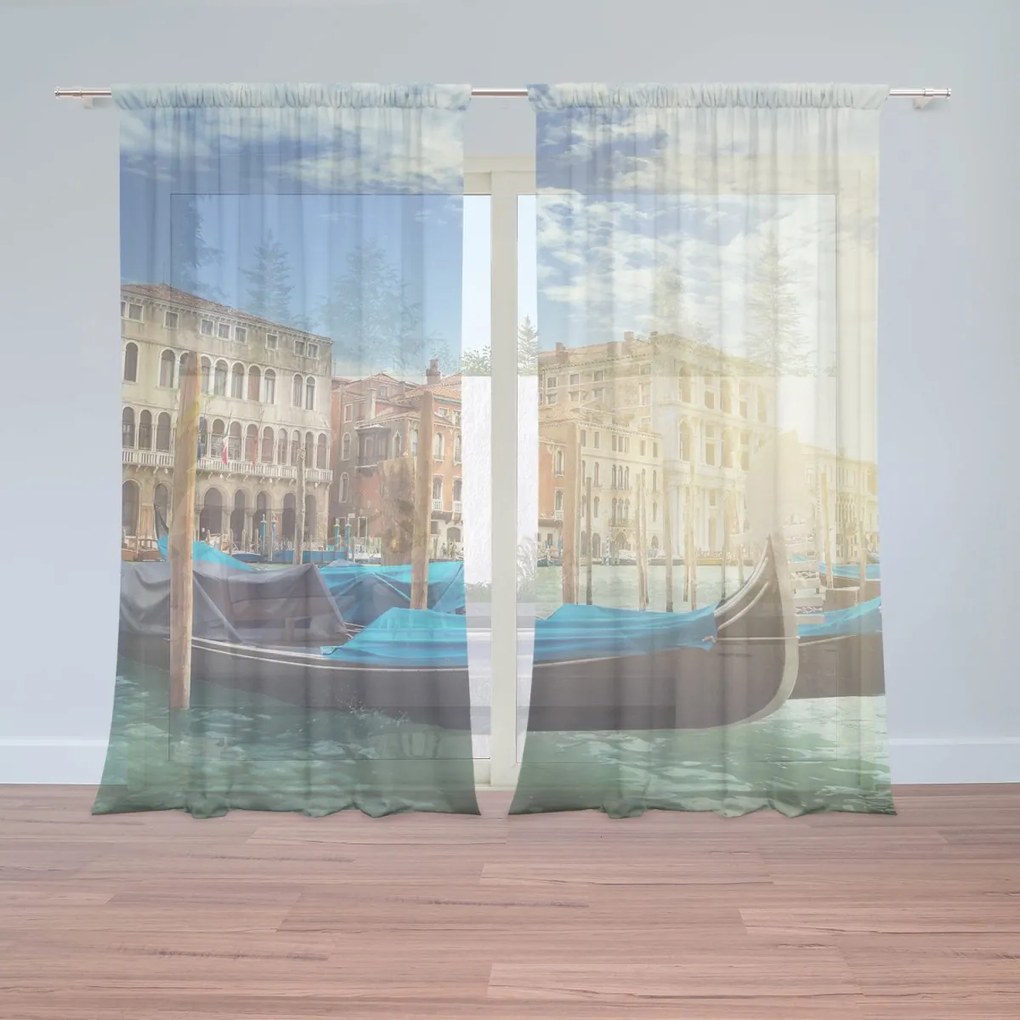 Sablio Záclony Gondola: 2ks 150x250cm