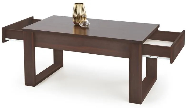 HALMAR Konferenční stolek se zásuvkami Nea 110x60x52cm - ořech