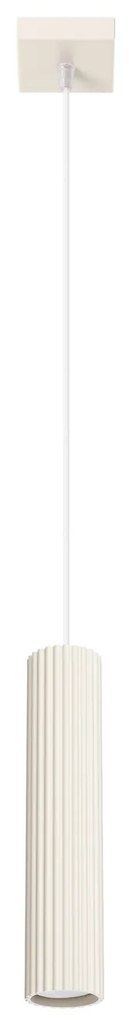 Sollux Lighting Závěsné svítidlo KARBON 1 béžové