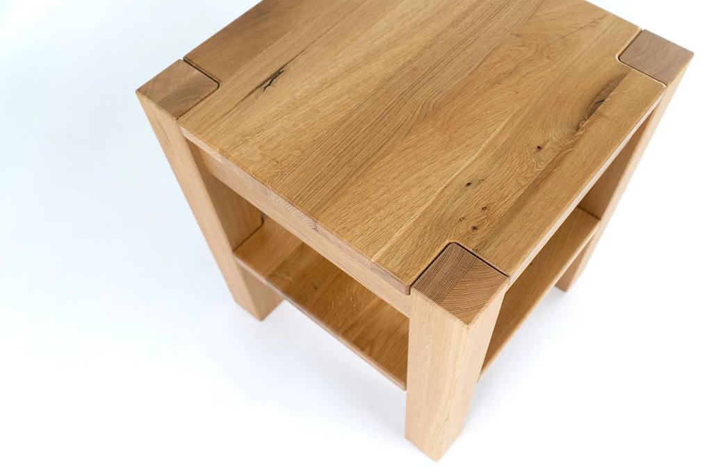 Wooded Odkládací stolek Denver z masivu DUB