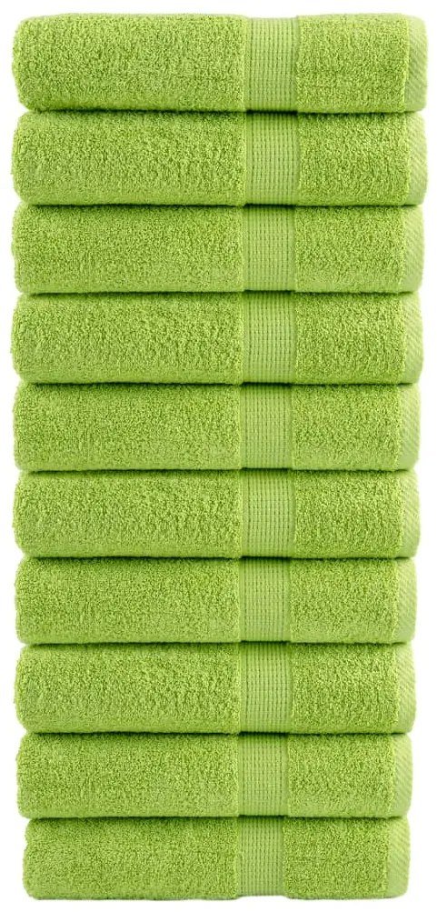 Premium ručníky SOLUND 10 jablkově zelené 50x100cm 600g/m² 137499