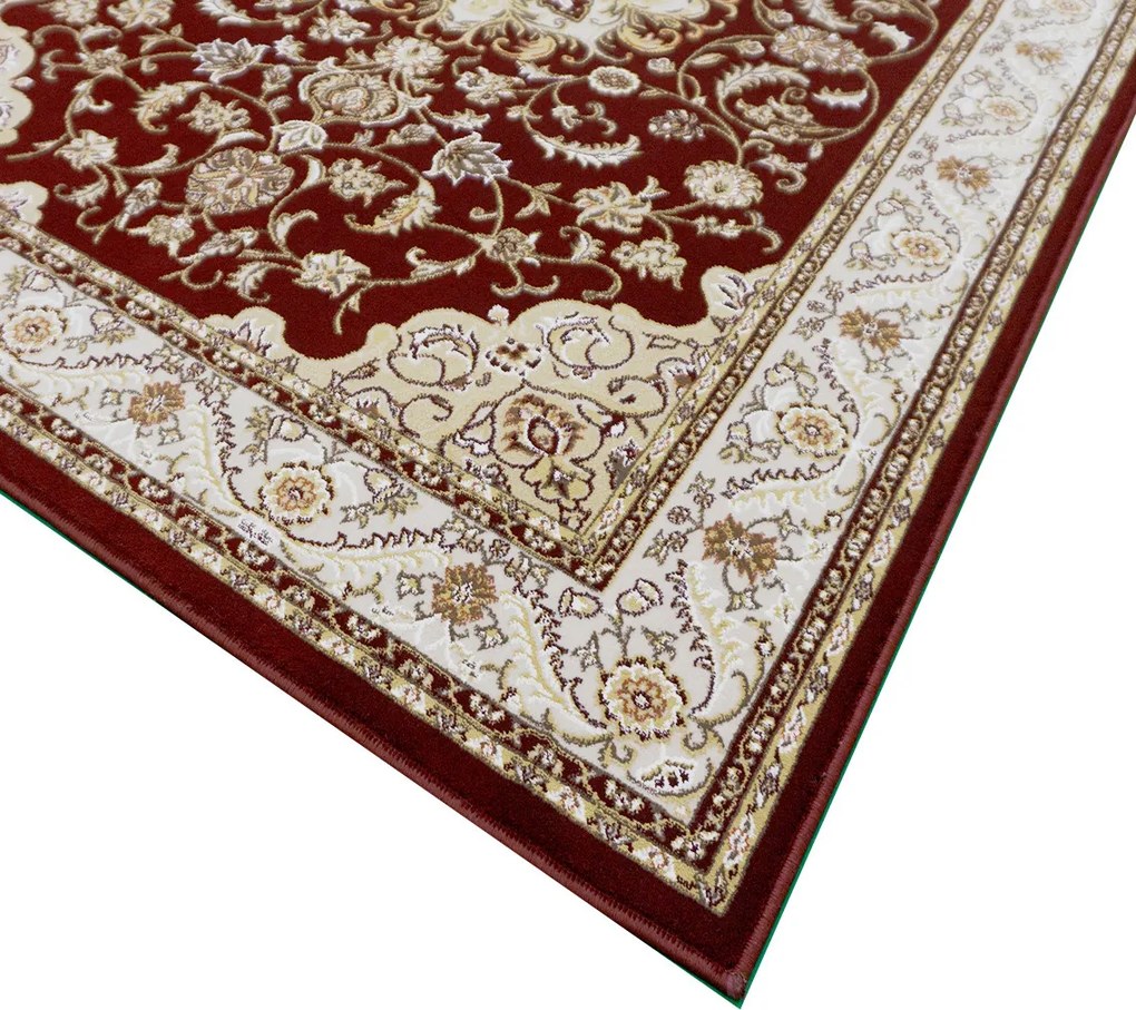 BE Koberec Shahrazad 4800 RED - červený béžový obdélníkový Rozměr: 280x370 cm