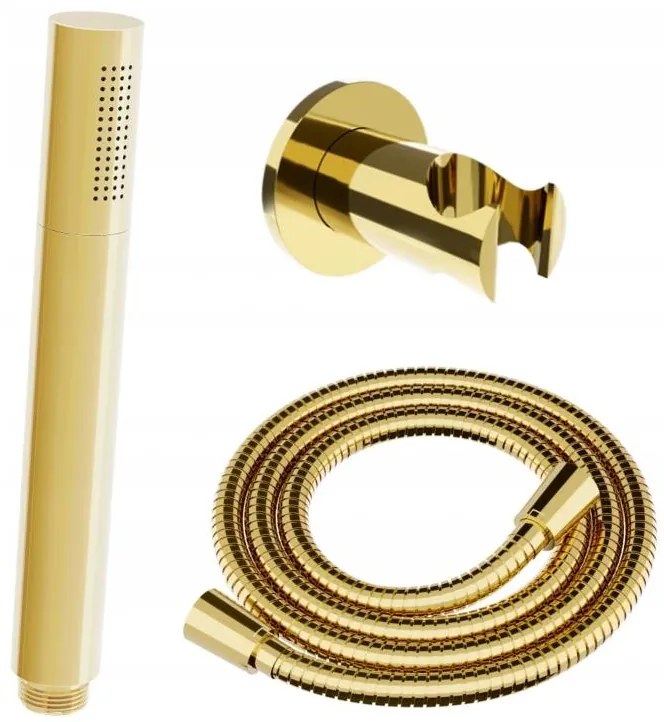 Mexen příslušenství - podomítkový 1-bodový ruční sprchový set R-70, zlatá, 785706051-50