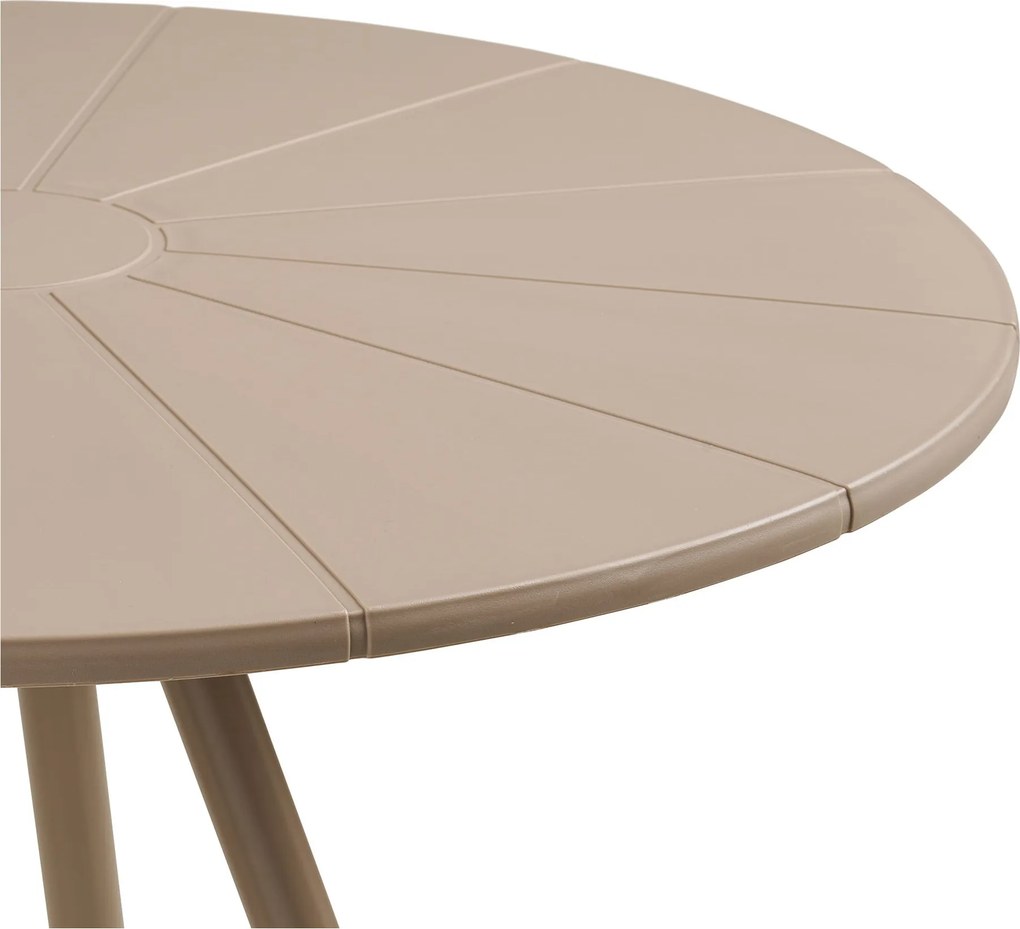 House Nordic Venkovní bistro stůl BARLETTA ø70 cm taupe 7501039