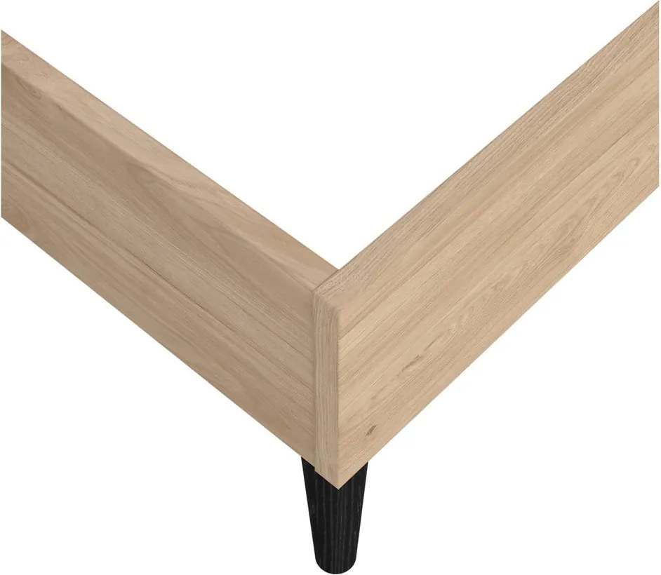 Dvoulůžková postel bez roštu v přírodní barvě 140x200 cm Ry – Tvilum