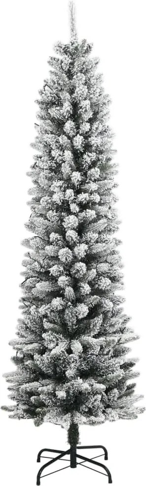 Umělý vánoční stromek s 300 LED a sněhem 210 cm 3315771