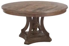 Dřevěný kulatý jídelní stůl 68713