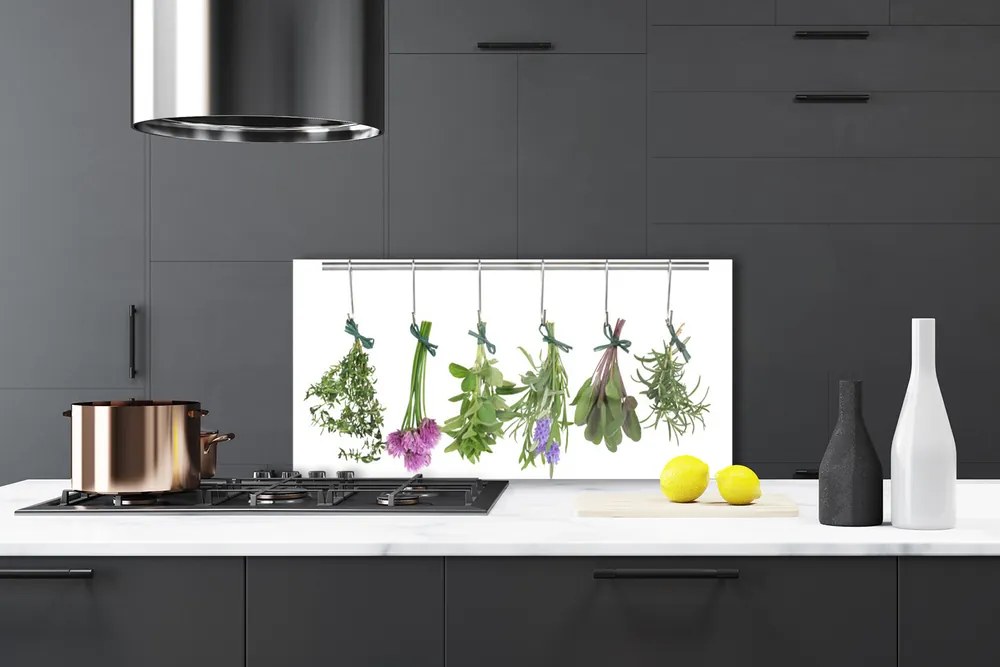 Skleněné obklady do kuchyně Plátky Rostlina Kuchyně 120x60 cm