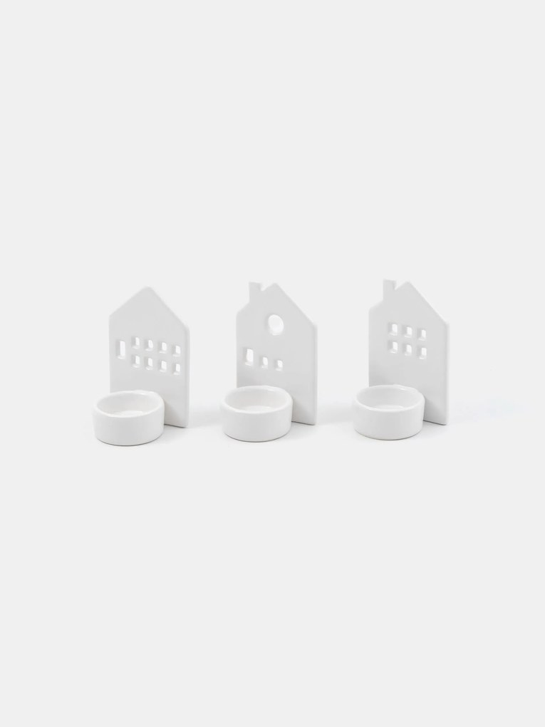 Sinsay - Svícen 3 pack - bílá