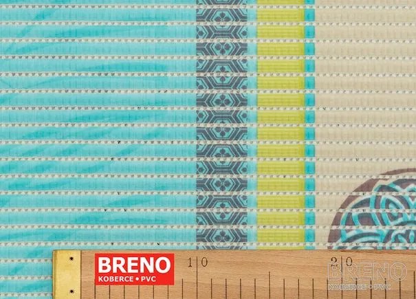 Breno Koupelnová pěnová předložka SOFTY-TEX 79836 mandaly, šíře 65 cm, Vícebarevné