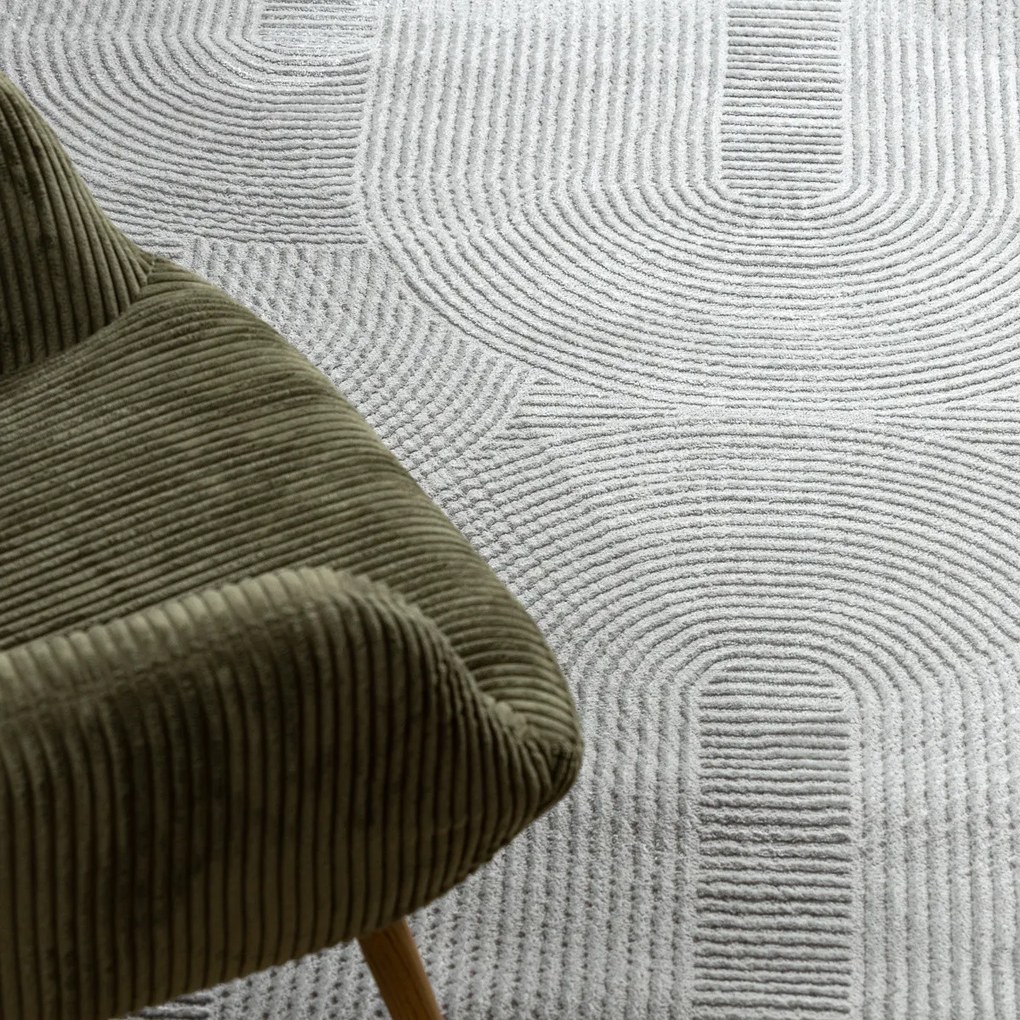 Dywany Łuszczów, Kusový koberec Balance 9086 grey, 160x220, šedá, ložnice
