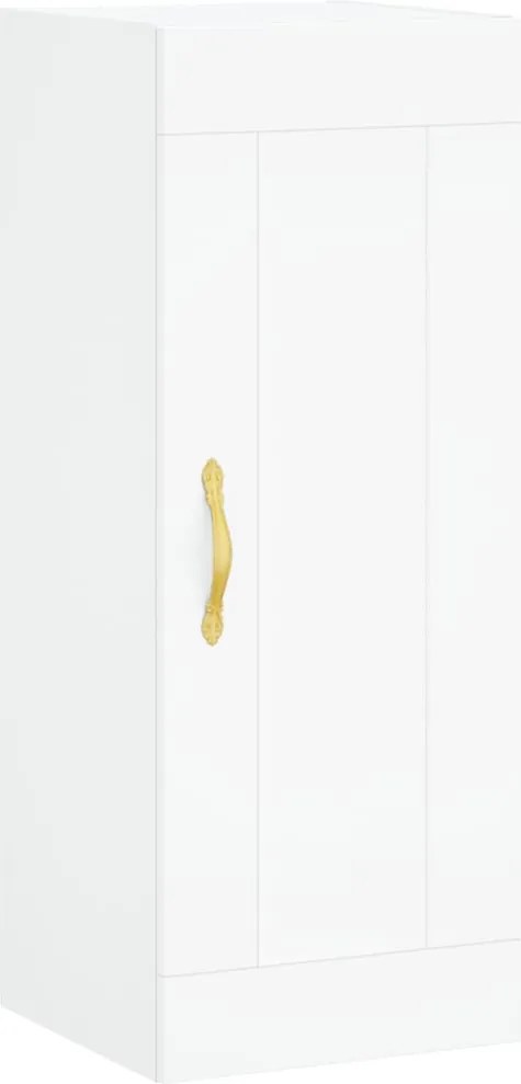 Skříň highboard bílá 34,5 x 34 x 180 cm kompozitní dřevo 3200369