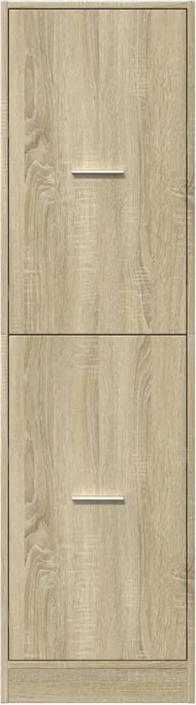 Skříňka na léky dub sonoma 40 x 41 x 144,5 cm kompozitní dřevo 3309638