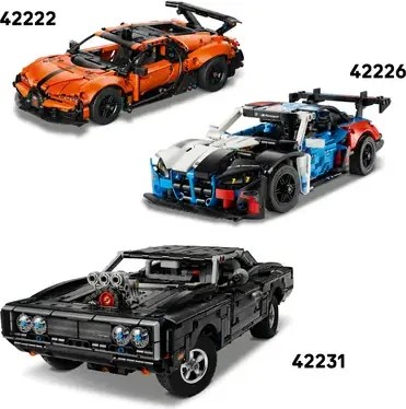 LEGO® Technic 42229 Auto Fast and Furious Mitsubishi Eclipse / Počet d