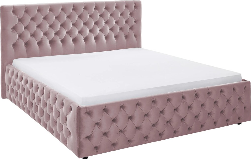 XXXLutz ČALOUNĚNÁ POSTEL, 180/200 cm, šeříková home24 - Manželské postele - 001489001011