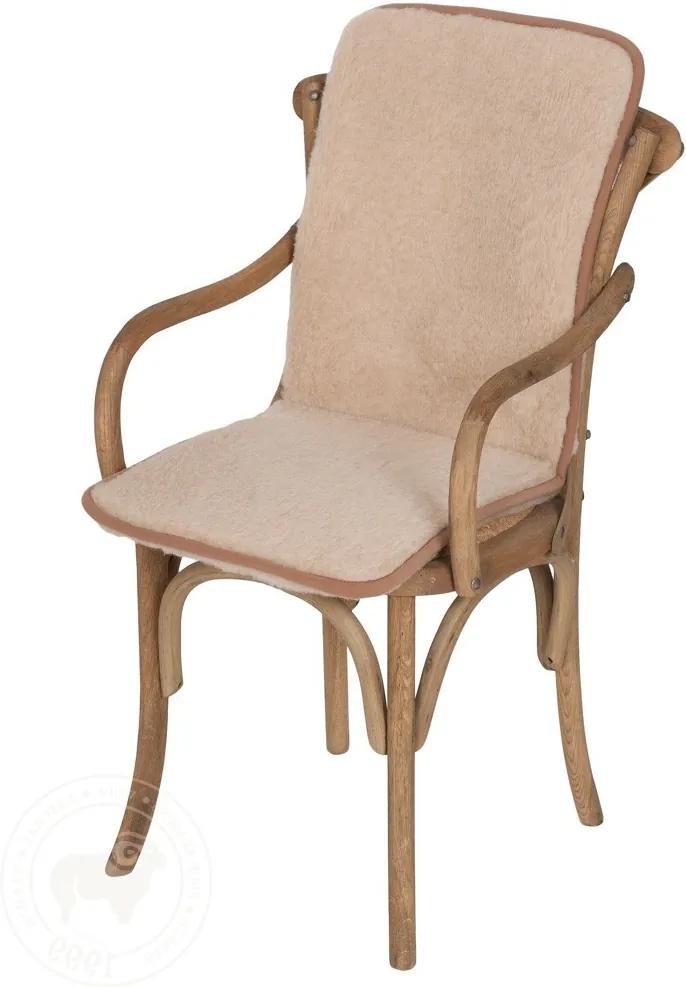 Alwero 2x vlněný podsedák na židli 95 x 43cm béžový | BIANO
