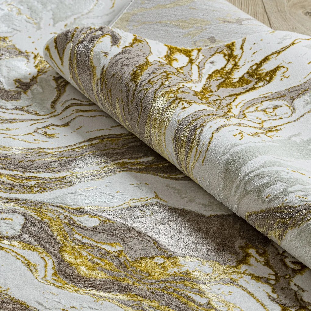 Dywany Łuszczów, Kusový koberec Bliss Z162AZ173 gold/cream, 160x220, béžová, kancelář