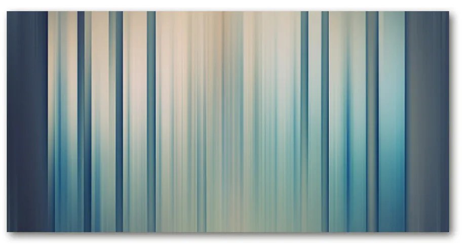 Wallmuralia Moderní akrylový fotoobraz Modré pásky 120x60 cm
