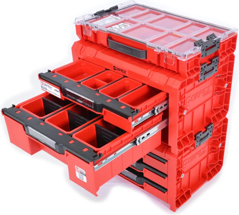 QBRICK SYSTEM PRO Expert RED HD Zásuvkový organizér 2
