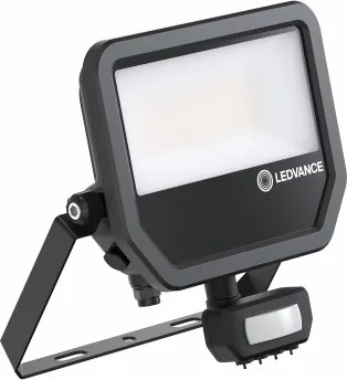 LED reflektor s pohybovým čidlem LEDVANCE FLOODLIGHT černý 41W 5500lm 3000K teplá bílá IP65